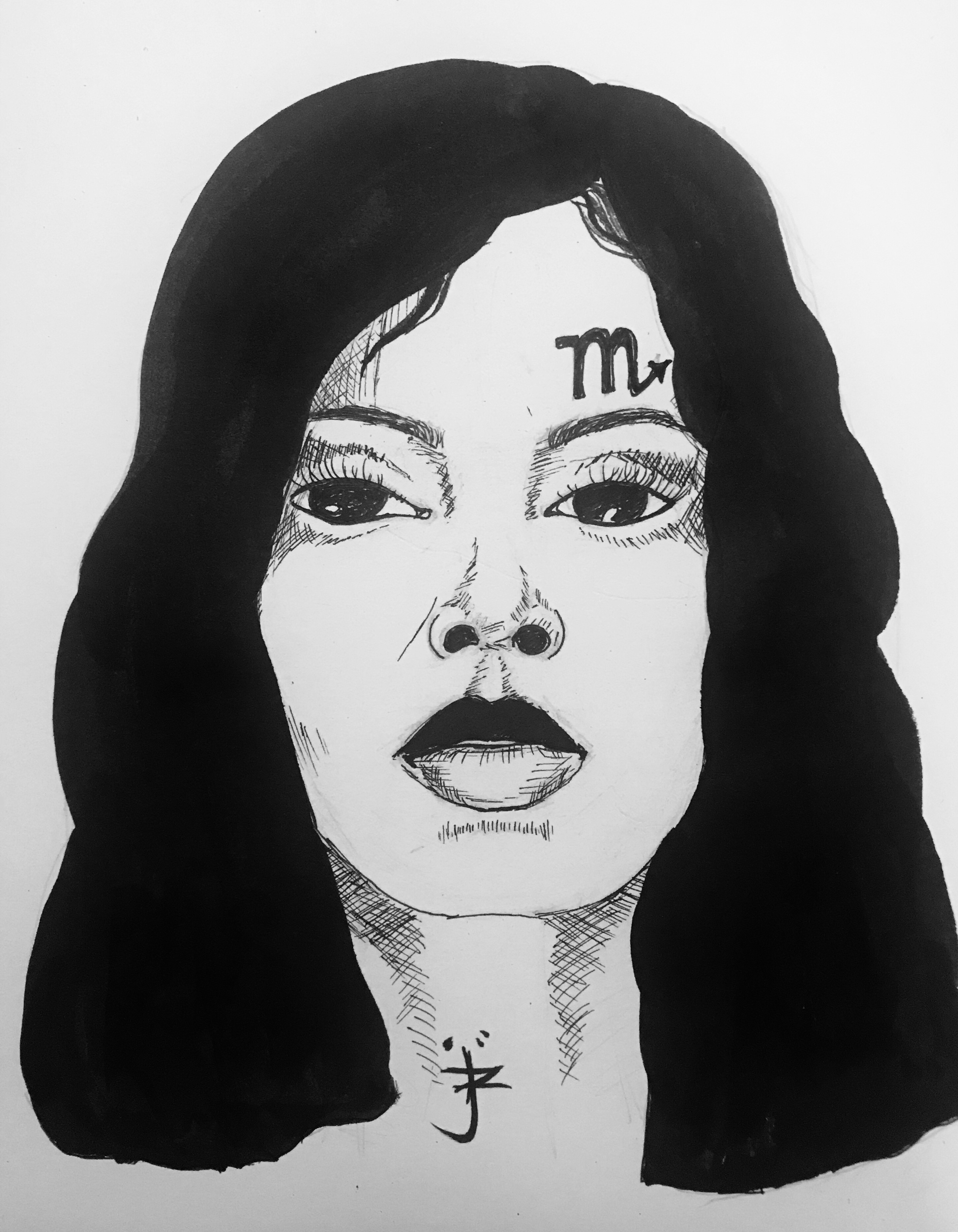Inktober 2018 – Day 12 (of 16) – Black Permanent Marker